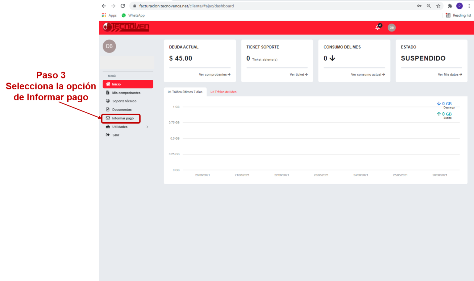 Como registrar un pago en tecnoven - Tecnoveninternet.com